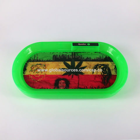 China LED Weed mini Roller Acrylic Plastic Led Glow Tobacco Bluetooth ...