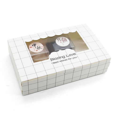 China Disposable window lunch box transparent paper box Transparent ...