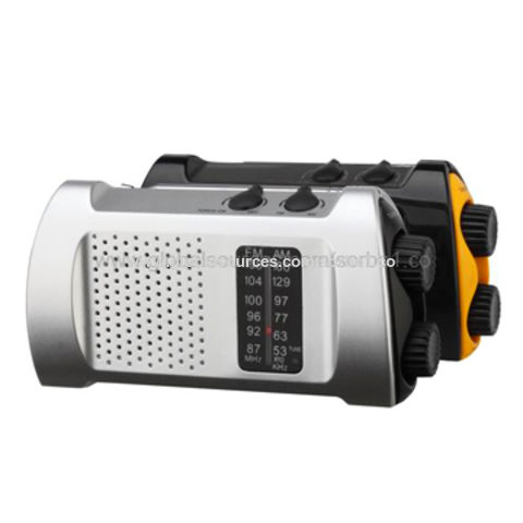 China Mini Handheld Dynamo FM Radio With Built-in Speaker on Global Sources
