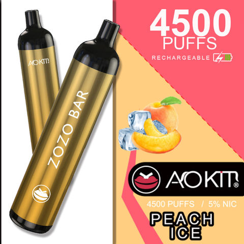 China ZOZO bar AOKIT hotsale 4500 puffs disposable vape pen on Global ...