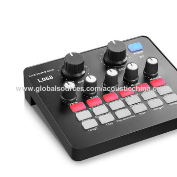 China Hot Selling Sound Card Live Sound Card for Recording on Global ...