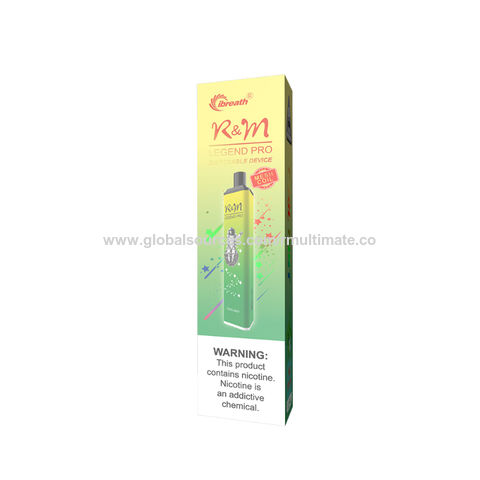 China 7000Puff R&M LEGEND Pro Disposable Vape Pen Mesh Coil ...