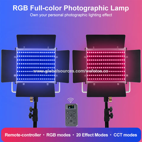 China Photographic Light Studio Light with Stand RGB full color video ...
