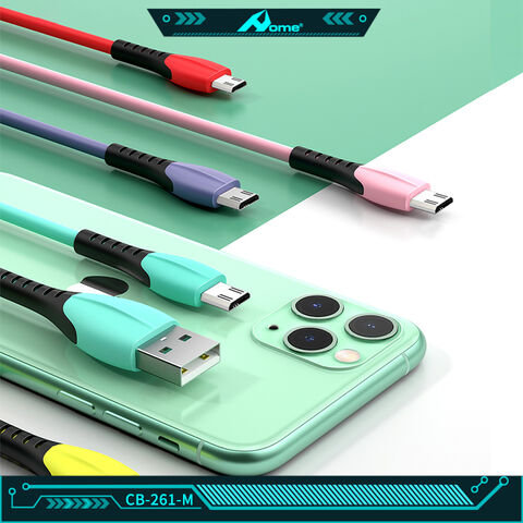 China 3A micro usb line fast charge usb micro line Android mobile phone ...