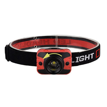 China New super small Plastic adjustable headlamp 3AAA Battery bright ...