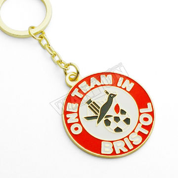 China Keychain Metal Zinc Alloy Football Team Coin Design Custom Team ...