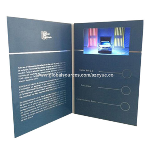 China LCD Video Brochure Card on Global Sources,Video brochures,LCD ...