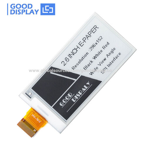 China 2.66 inch e ink display LCD panels E-paper Good Display for ESL ...