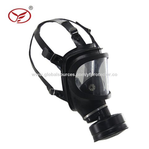 China Full Face Gas Mask Police Anti Riot Equipment Military Canister ...
