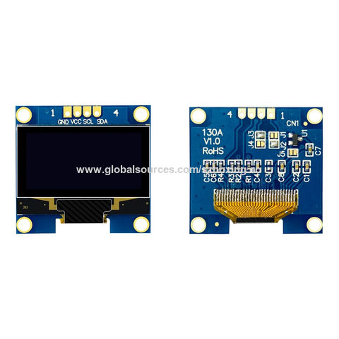 China 1.3 inch OLED Display Module128x64 Resolution White Blue Color 4 ...
