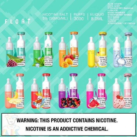 China New float 3000 puffs Disposable electronic cigarettes 7 Flavors ...