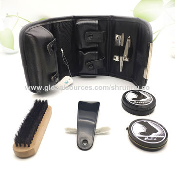 China Custom Design Men's Professional Shoe Care kit/Shoe Shine Kit Box ...