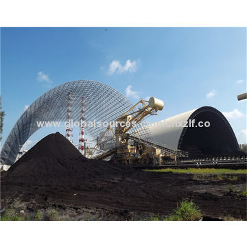 Coal Storage Shed, Roof Construction Building, Space Frame Structure ...