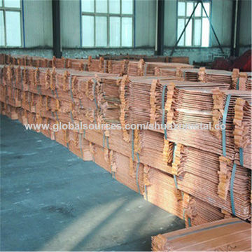China Copper cathodes grade A 99.99%/best electrolytic copper cathodes ...