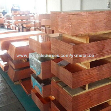 China 99.99% high purity copper cathode from China factory with large ...