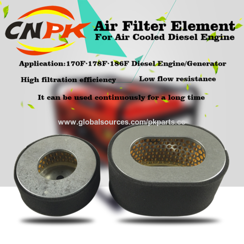 China Air Filter Element For Air Cooled Diesel Engine/Diesel Generator ...