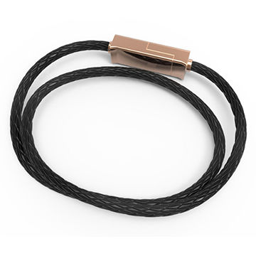 China Magnetic Bracelet usb lightning micro Type C magnetic charger ...