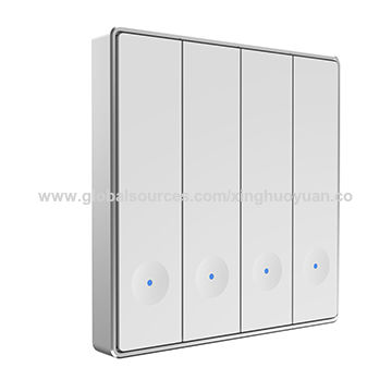 China Smart Home Switch, Four Gang In-wall Switch Applied in Bulb and ...