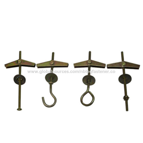 China Spring gravity toggle, zinc-plated, with screw, O-hook, C-hook or ...