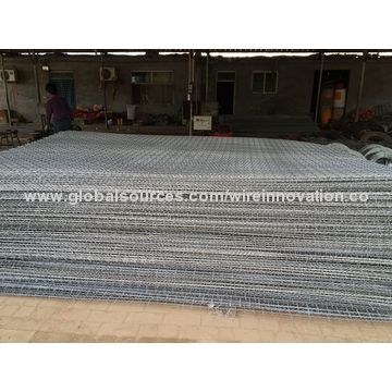 Crimped wire mesh single/double intermediated,flat top,lock crimp woven ...
