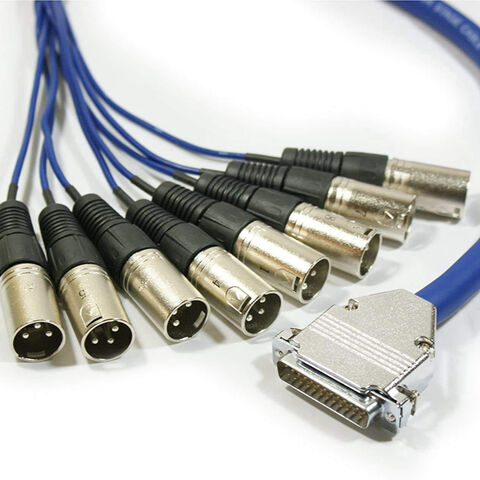 China DB25 to XLR Male*8-Channel Analog Audio Ouput Cable on Global ...