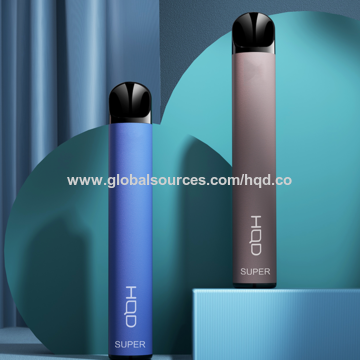 China Original HQD Super 600 Puffs Disposable Vape Pen Kit with 400mAh ...