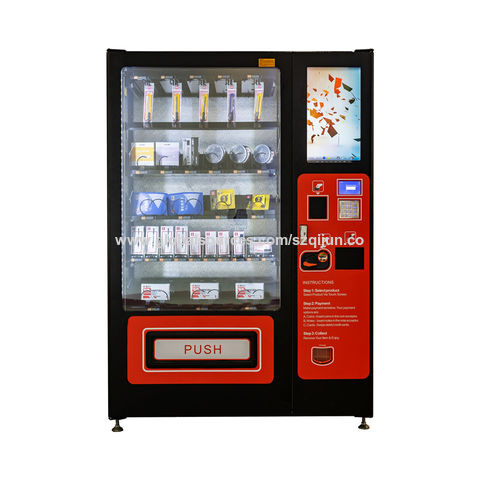 China Touch Screen 21.5 Inches Vending Machine For Snack and Drink ...