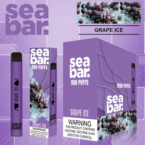 China Sea Bar 950 puffs 0 /2% / 5% Nicotine Salt Options 3.2ml E-liquid ...