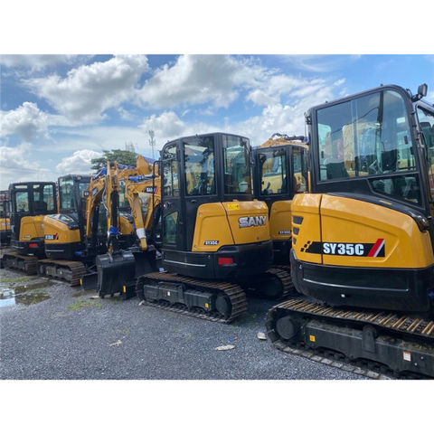 China Hot Sale 3.5Ton Mini Excavator SY35U on Global Sources,SY35U,3 ...