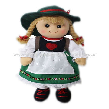 China Custom made traditional Bavarian German stuffed plush clothing ...