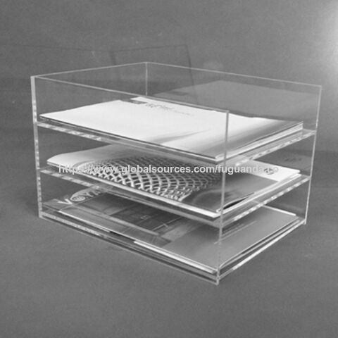 China Document organizer Customize acrylic document organizer holder ...