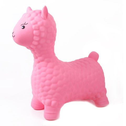 China New design inflatable hopper animals Jumping Animal alpaca ride ...