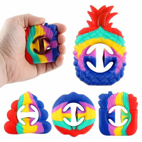 China Snappers Fidget Toy Squeeze Grab Snap Hand Toy Sucker Fries ...