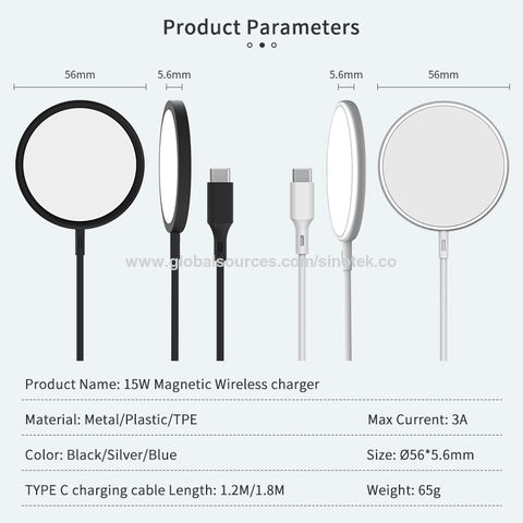 China 15W wireless charger magnetic charger magsafe charger for iphone ...