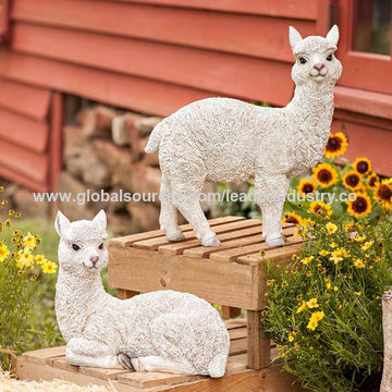 China BSCI Factory Polyresin Sheep Figurine Garden Statue&Garden ...