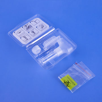 China Disposable saliva collection kit with 10ml funnel sample ...