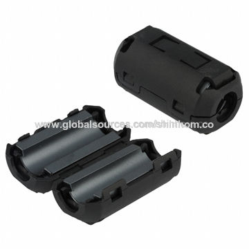 China Snap-on Ferrite Core for Round Cables, EMI Suppression ...