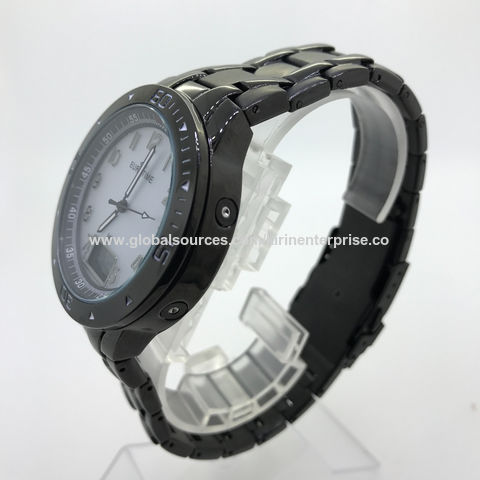 China Radio Controlled Watches,Stainless Steel Quartz Watch Gold Plated ...