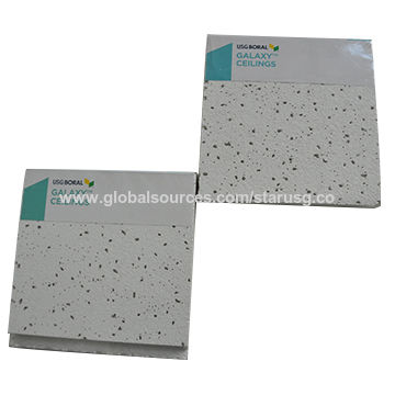 China USG Boral SLT edge 14mm mineral fiber ceiling tiles 600x600mm on ...