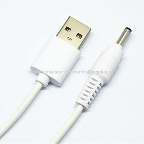 China USB to DC power cable USB 2.0 to 2.5MM DC white color on Global ...