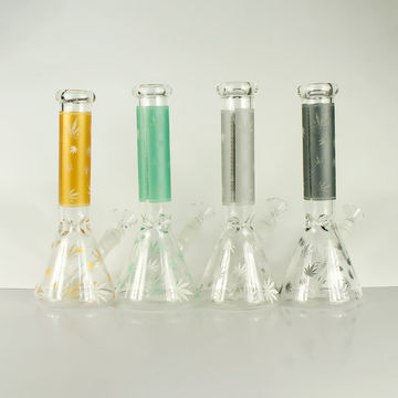 China Glass bong custom bong with bong bowl luminous bong smoking bong ...