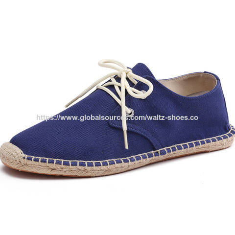China Hemp rope shoes,Espadrilles,Lace-up cloth shoes on Global Sources ...