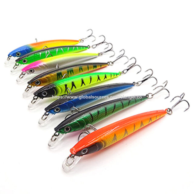 China Eco-friendly Plastic Fishing Lures 100mm Artificial Minnows ...