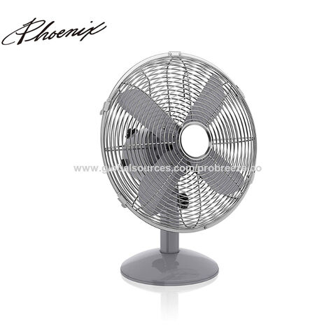 China Fashionable Metal Desk Fan With 4 Blades, Colorful Table Fans ...