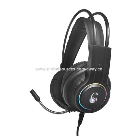 China 2019 Real RGB Gaming Headsets, Wired Headsets with LED Light on ...