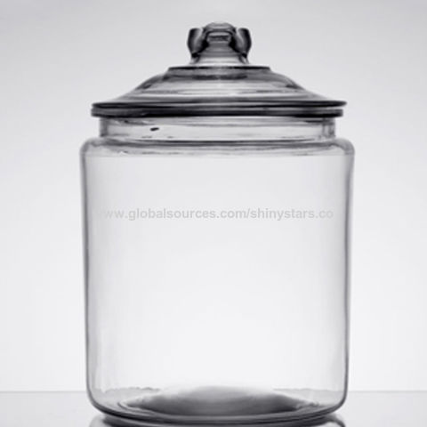 China Super Flint Material Transparent 12oz glass storage jar on Global ...
