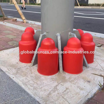 China Flange protectors/nut bolt protection cap/hex nut protectors on ...
