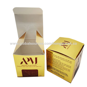 China Cardboard face cream packaging boxes cheap paper box printing on ...