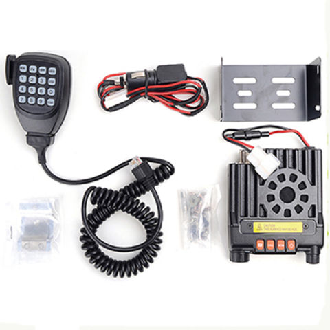 China 25W Mobile Radio Transceiver VHF UHF Dual Band Vehicle Mounted ...