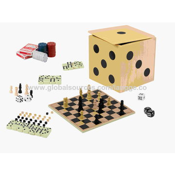 China LANGGE Tabletop Multi Table Games 6 In 1 Games/Chess/Checkers ...